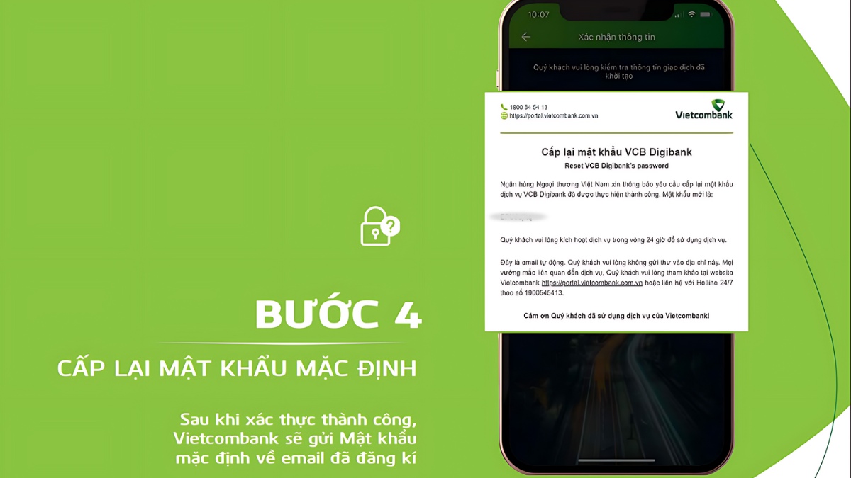 Cách lấy lại mật khẩu Vietcombank chi tiết đơn giản